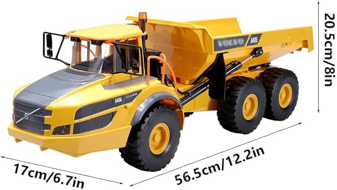Double Eagle E591 Volvo Remote Control Articulated Dump Truck – CrazyRC.com