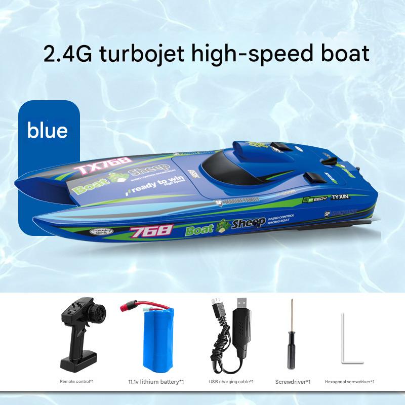 High Speed Turbojet Speed Boat 30KM/H Brushless Motor RC – CrazyRC.com